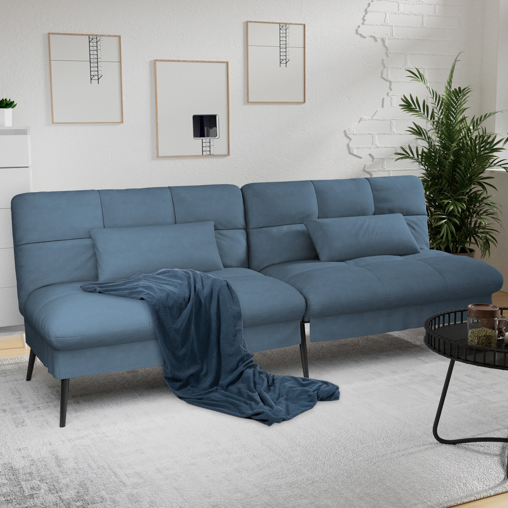 9 Top-Rated Futons with Comfy Materials and Different Styles COMHOMA ...